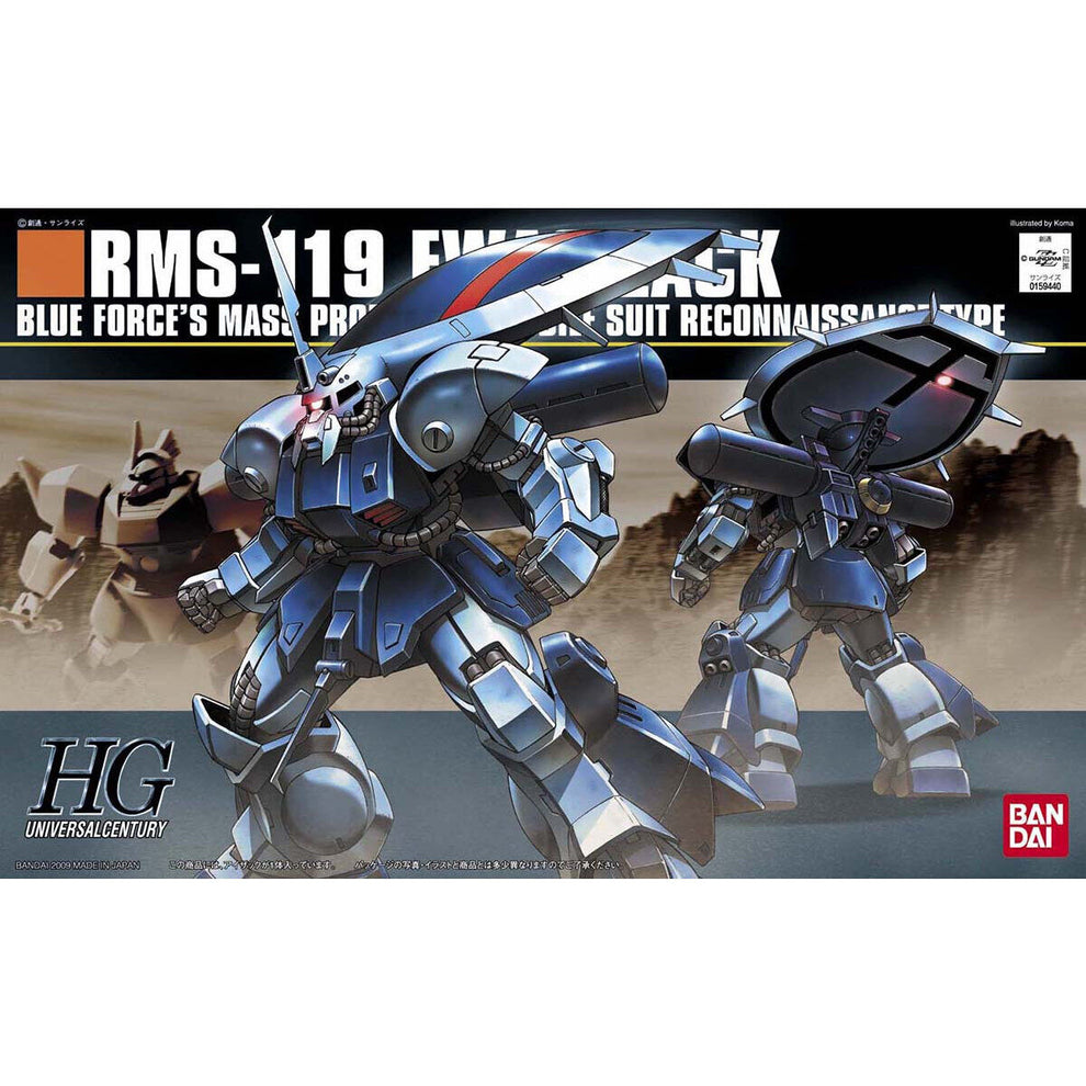 Bandai HGUC #96 1/144 RMS-119 EWAC Zack Model Kit – Gunpla Style
