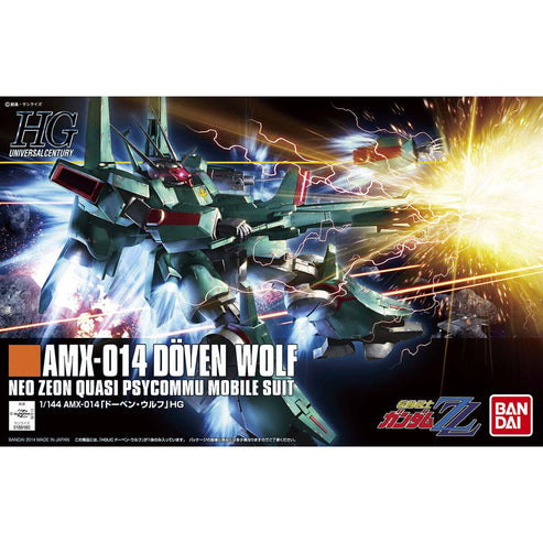 Bandai HGUC #173 1/144 AMX-014 Doven Wolf Model Kit – Gunpla Style