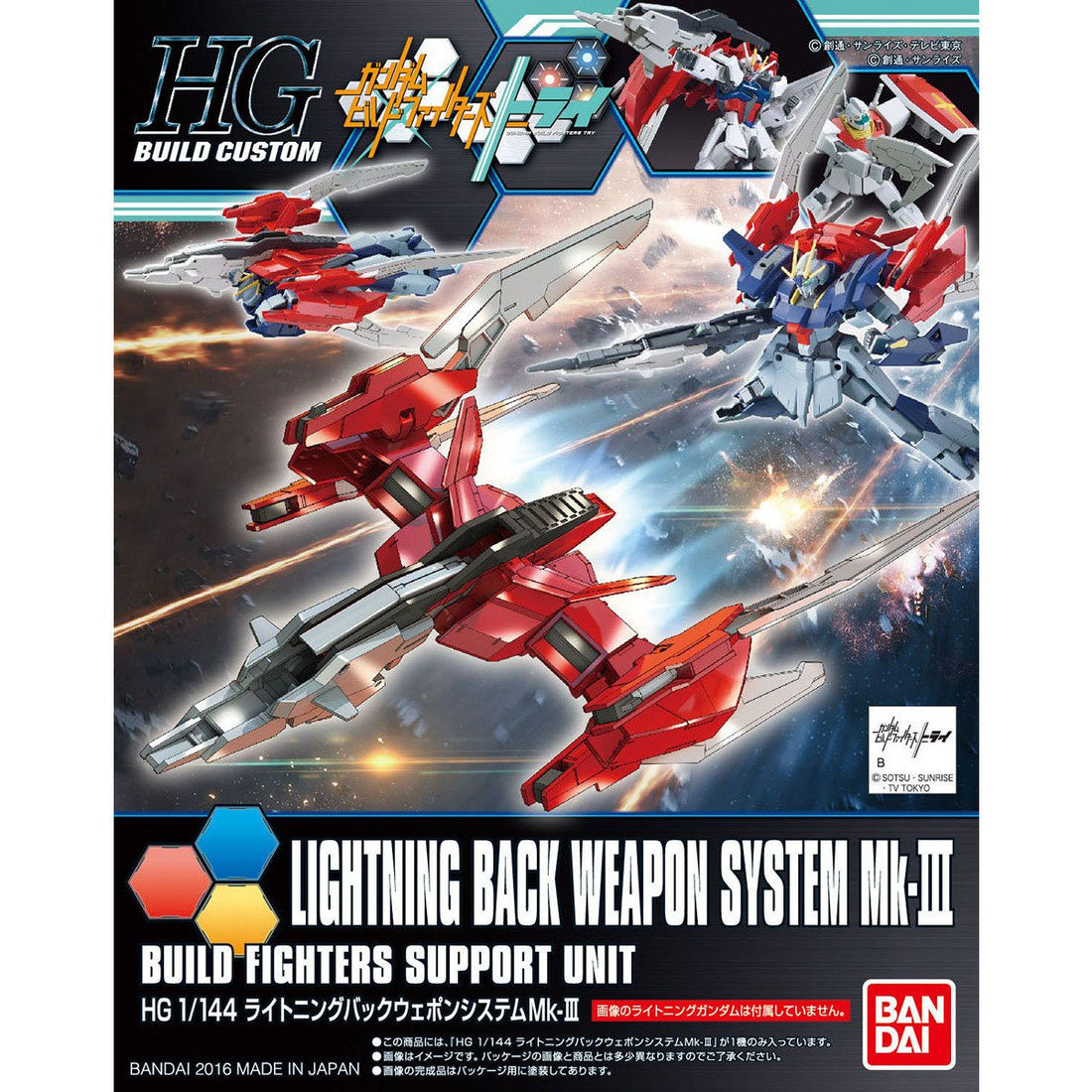 Bandai HGBC 1/144 Lightning Back Weapon System Mk-III Model Kit – Gunpla Style