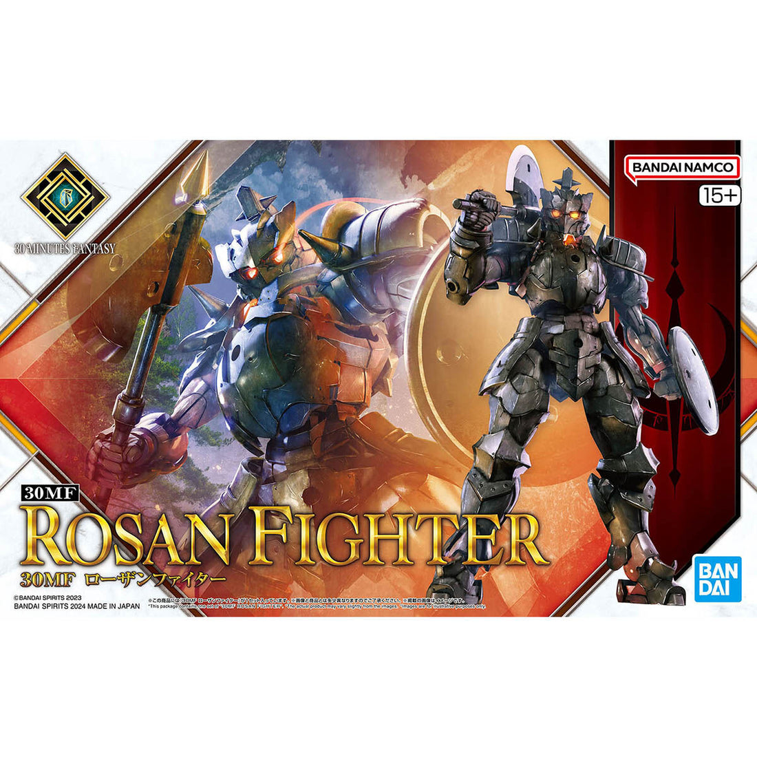Bandai 30 Minutes Fantasy 30MF Rosan Fighter Model Kit – Gunpla Style