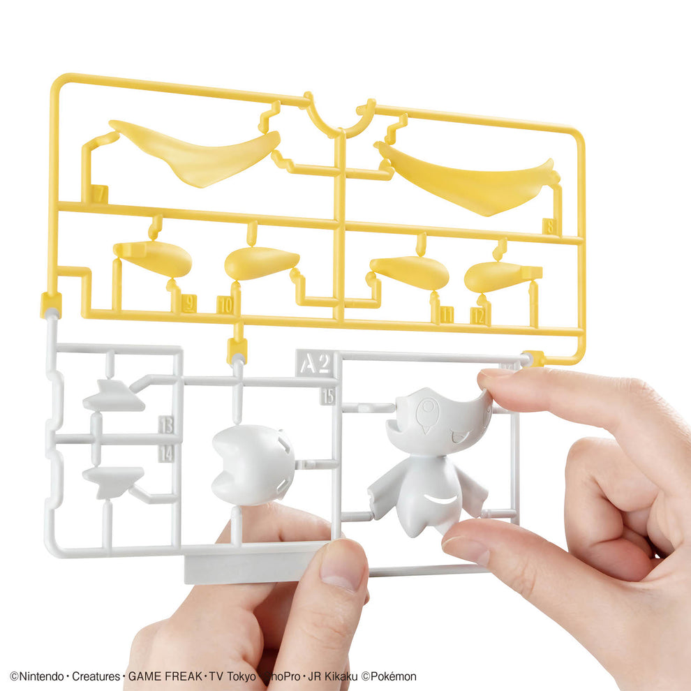 Bandai Pokemon Plamo Collection Quick!! 23 Jirachi Model Kit – Gunpla Style