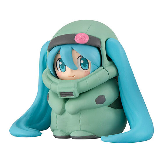 Bandai Gashapon GUNDAM × MIKU Anniversary Special project. Figure Coll ...