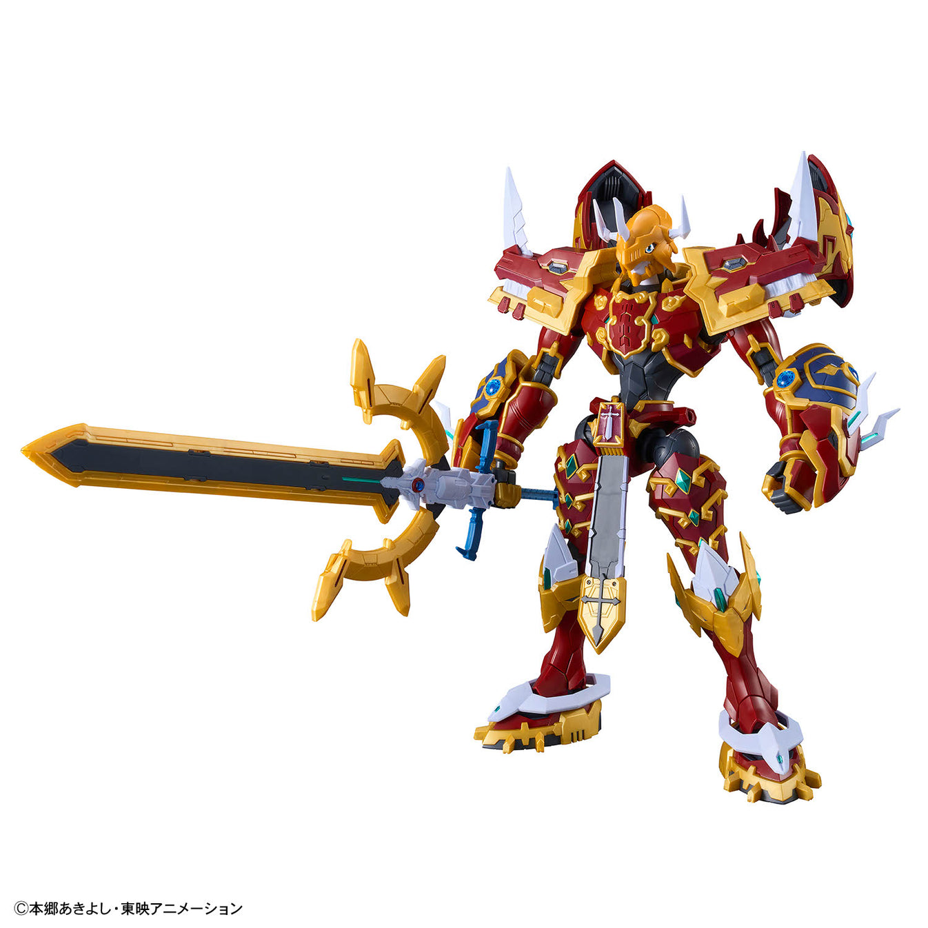 Bandai Digimon Adventure Figure-rise Standard Amplified Kaisergreymon ...