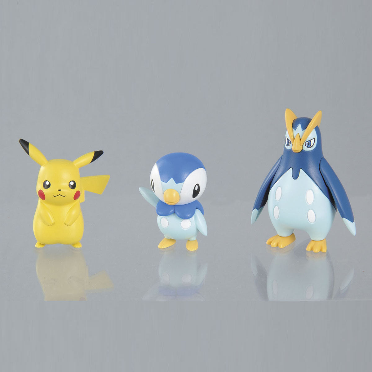 Bandai Pokemon Plamo Collection Empoleon Evolution Set Model Kit ...