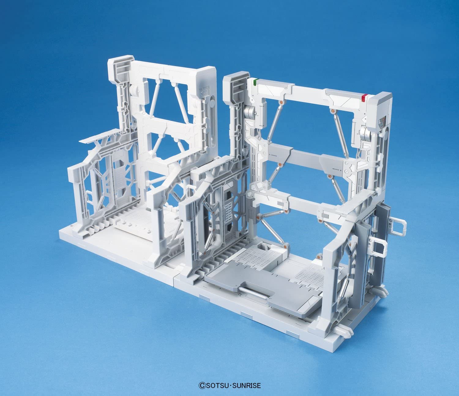 Bandai Builders Parts System Base 001 (White) – Gunpla Style