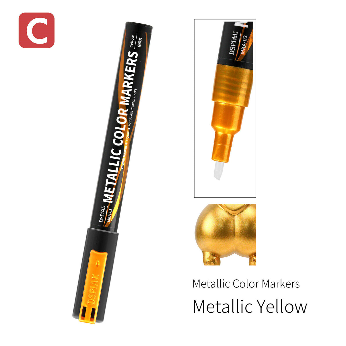 DSPIAE Metallic Color Markers – Gunpla Style