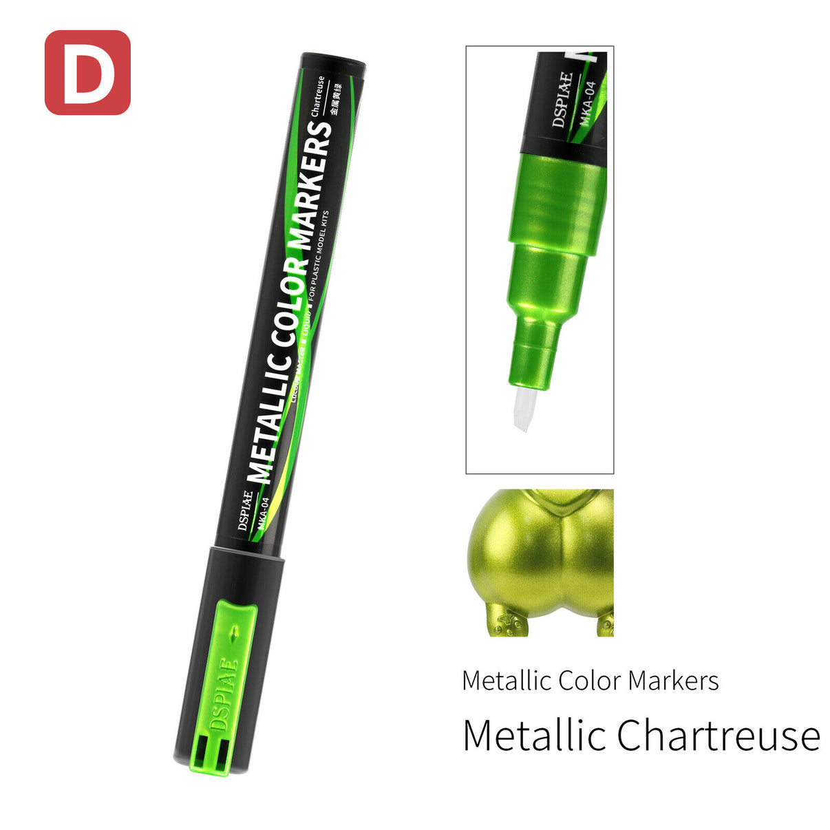 DSPIAE Metallic Color Markers – Gunpla Style