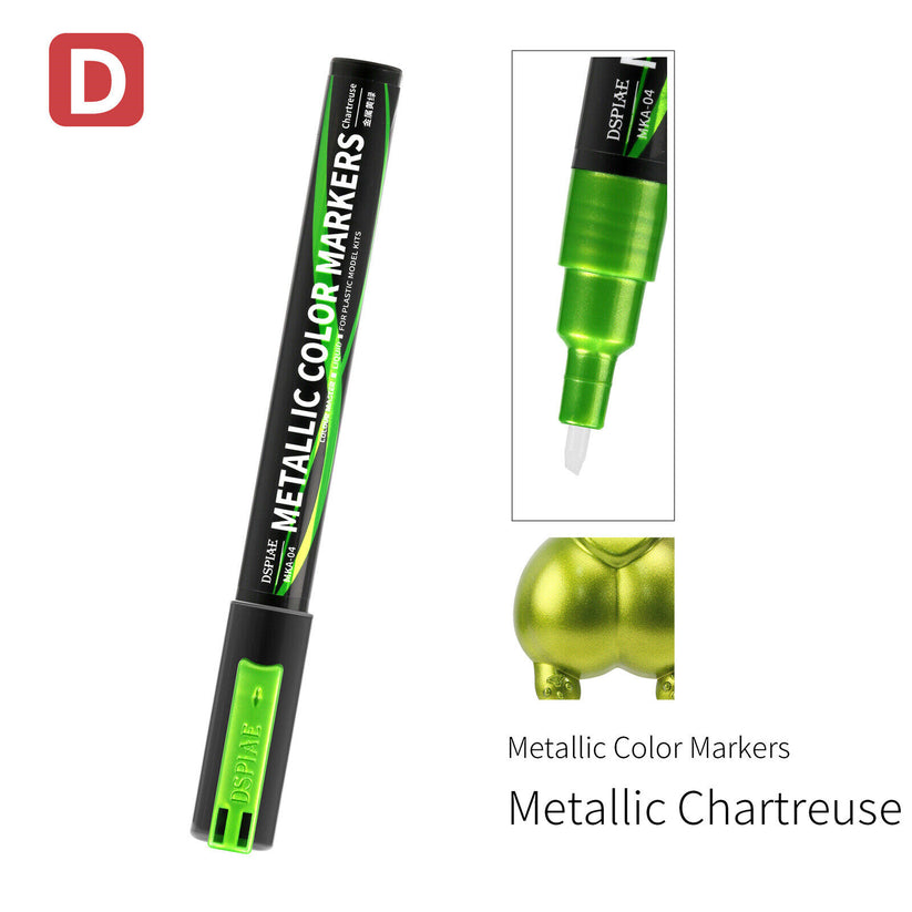 DSPIAE Metallic Color Markers – Gunpla Style