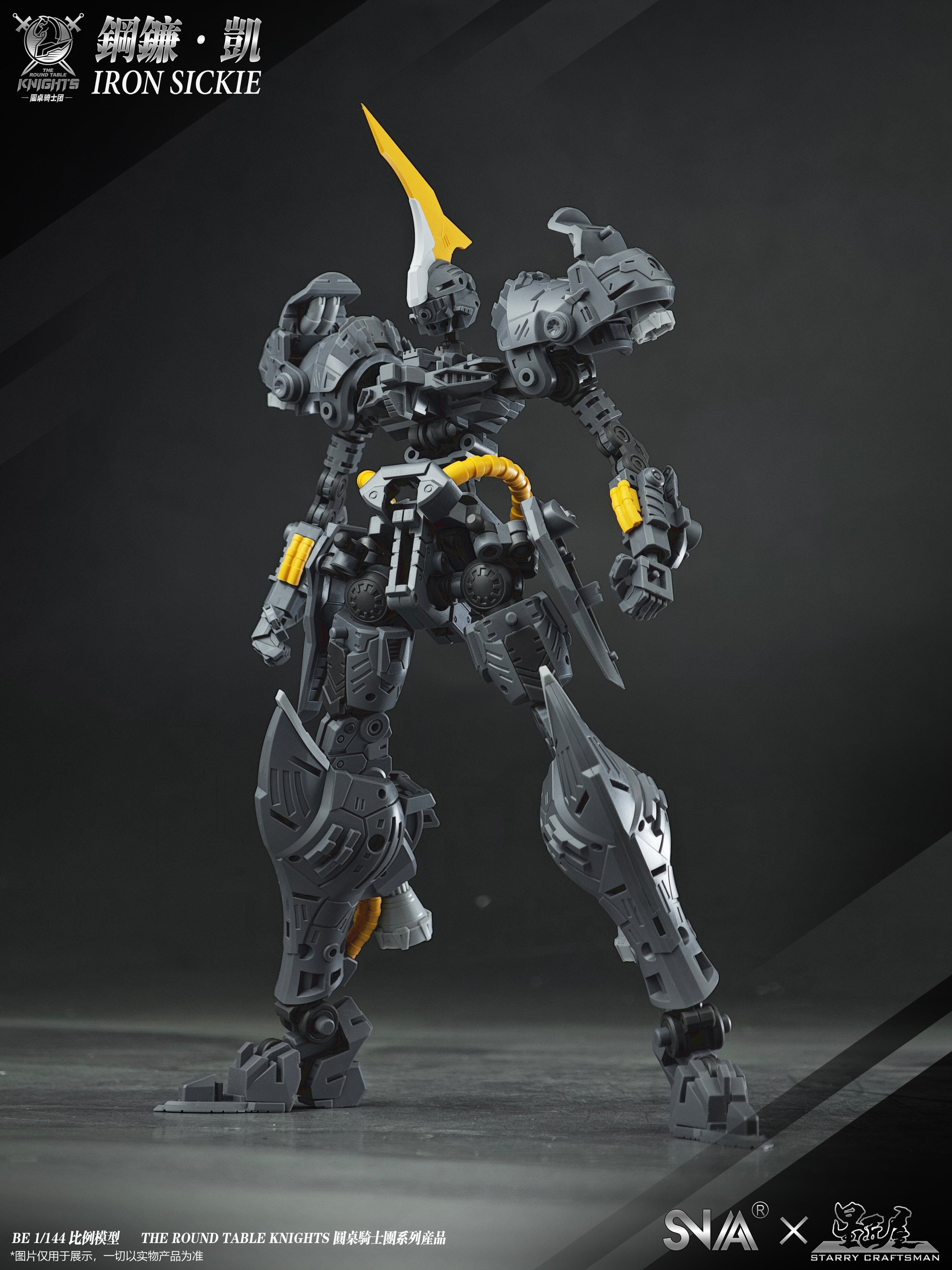 SNAA HG 1/144 Round Table Knight Iron Sickle Kay Model Kit – Gunpla Style