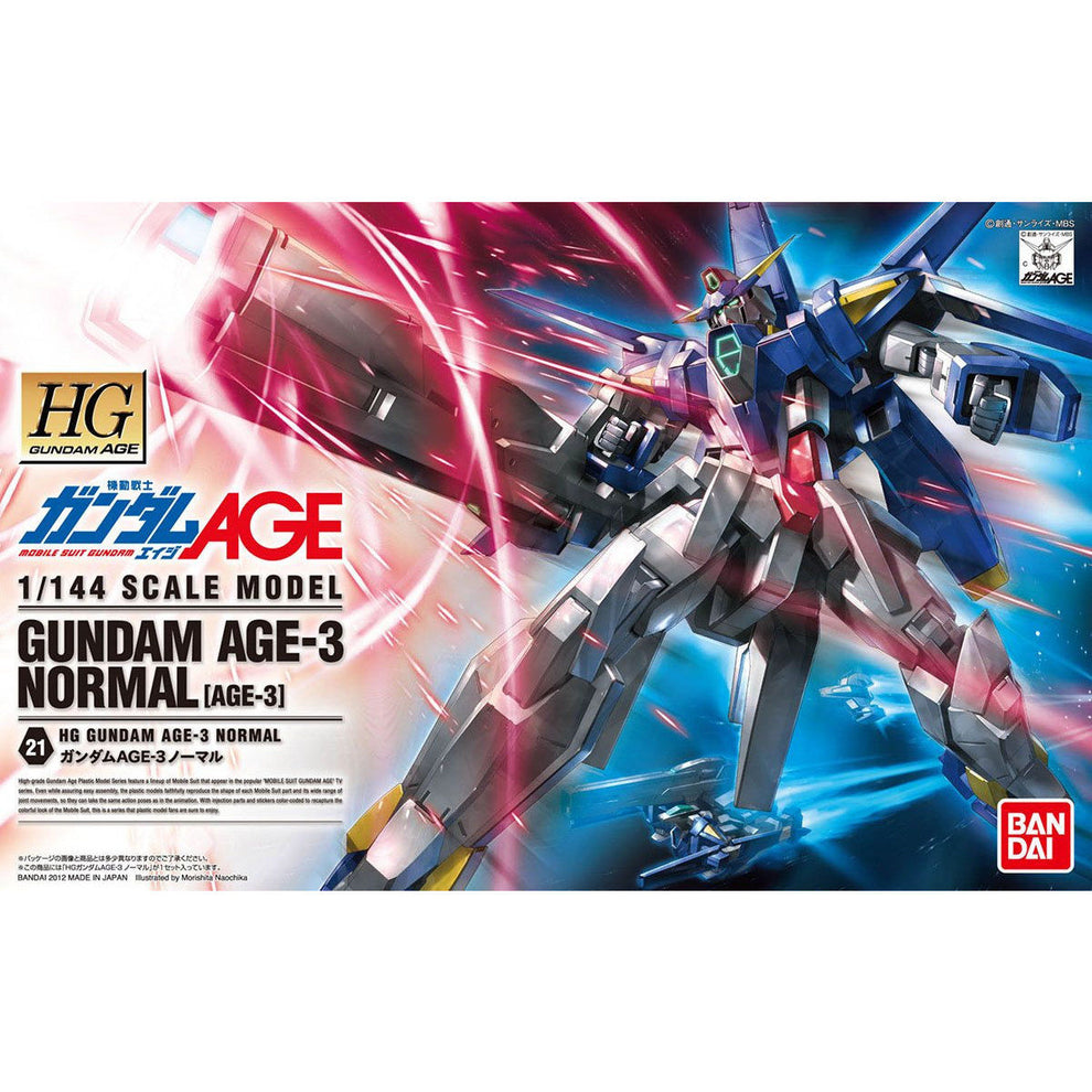Bandai HG 1/144 AGE-3 Gundam AGE-3 Normal Model Kit – Gunpla Style